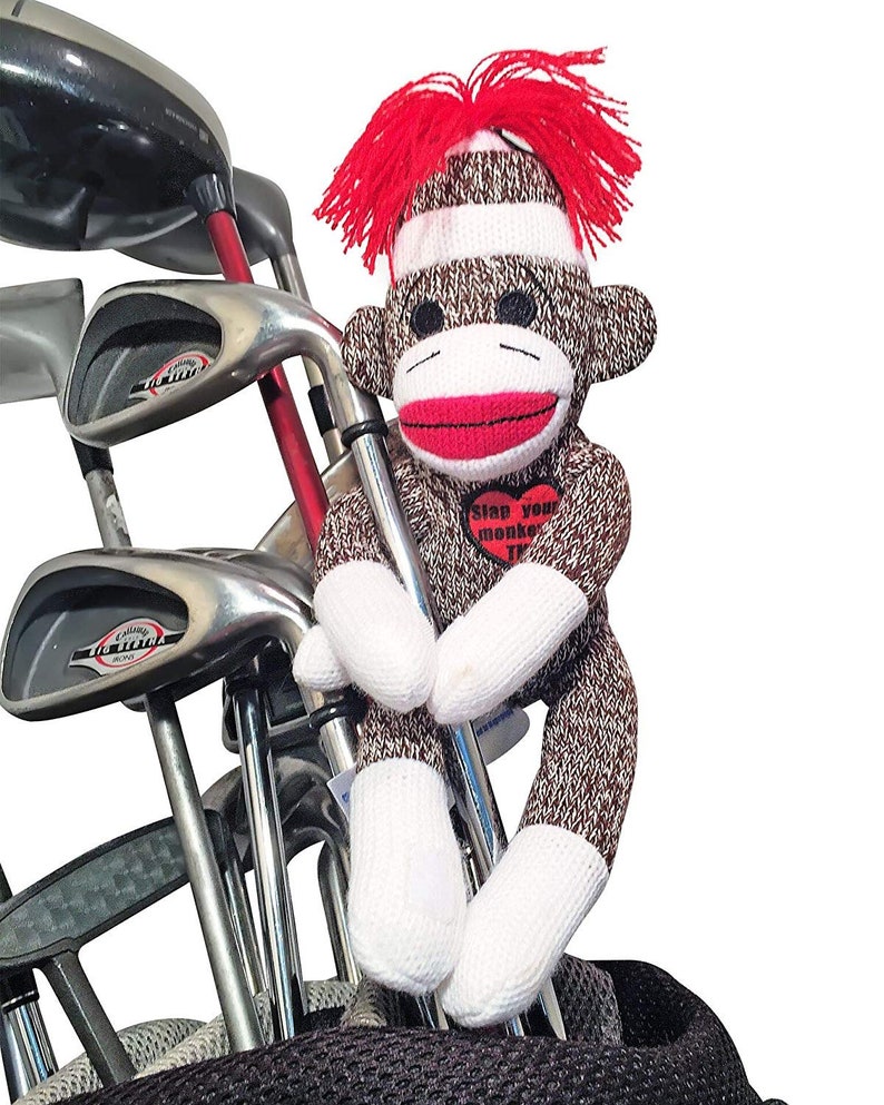 Slap Yo Monkey! Golf Head Cover | Funny Christmas Golf Gift, Golf Gift ...