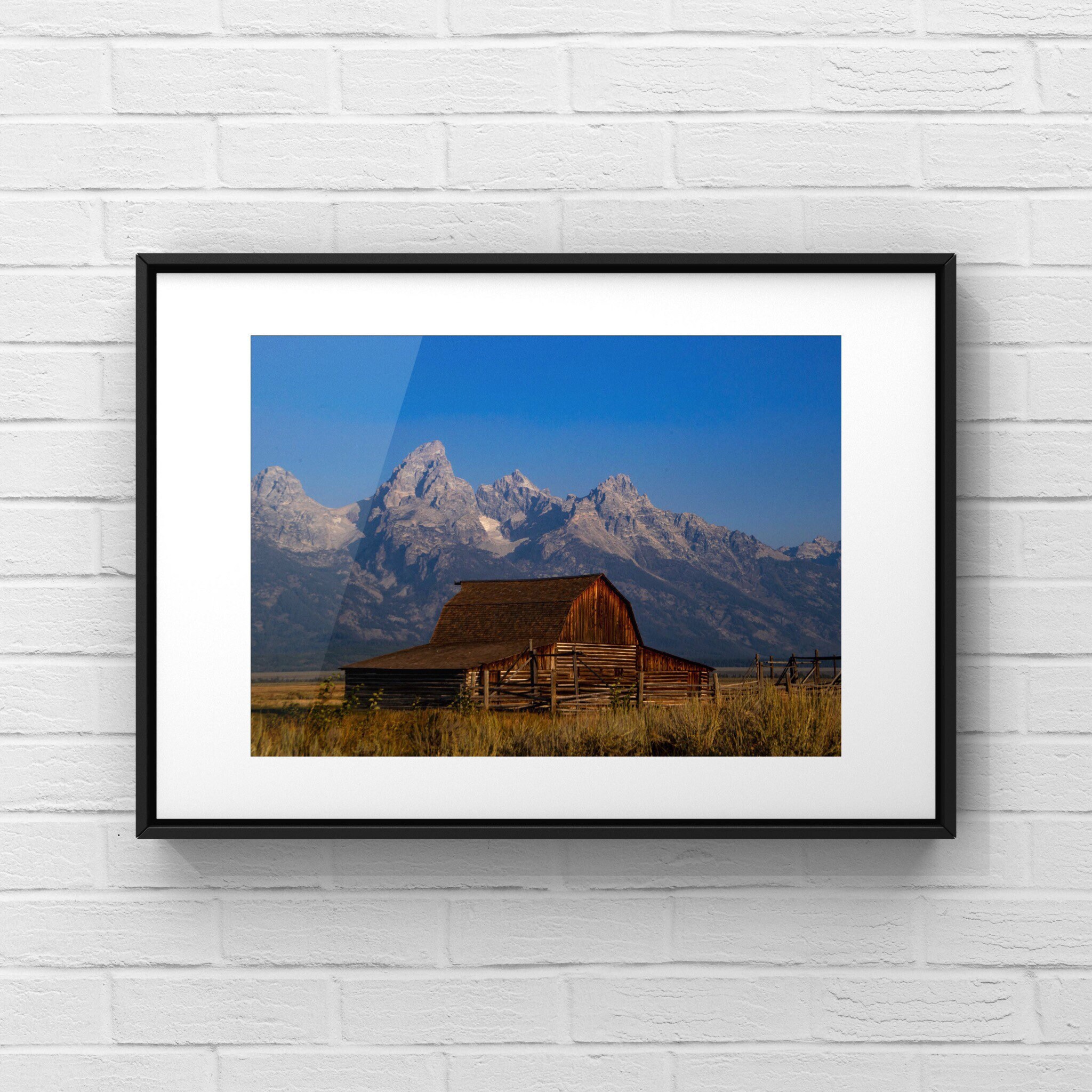 Landscape Photography Print | John Moulton Barn Mormon Row Grand Teton ...