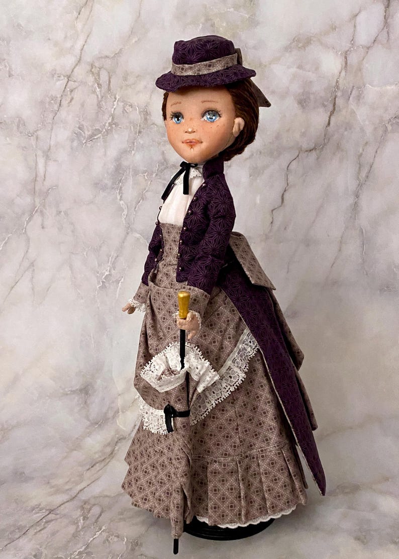 Doll Pattern, Cloth Doll Pattern, 35cm Doll, Victorian Lady - Etsy