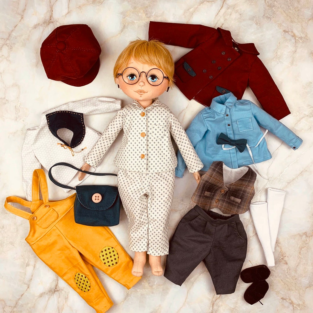 PDF Doll Sewing Pattern / KID Doll John Clothing Sets / Instant ...