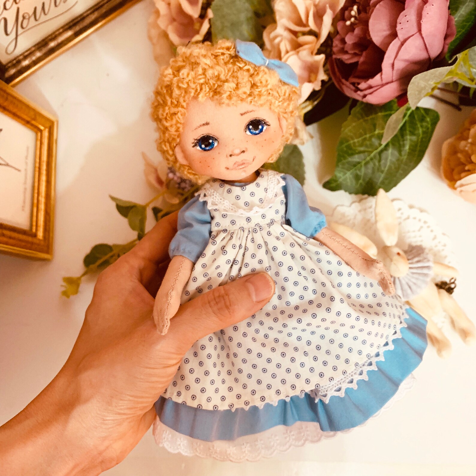 PDF Doll Dress Sewing Pattern / Little Doll Alice Dress & - Etsy