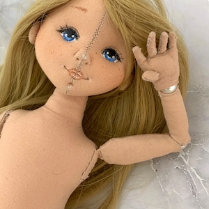 PDF Doll Body Sewing Pattern / 33cm Beads Jointed Doll Body / Instant ...
