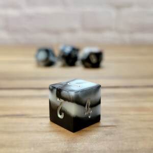 The Void,dice Set, Sharp Edge Dice Set, RPG Dice Set - Etsy