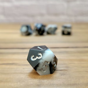 The Void,dice Set, Sharp Edge Dice Set, RPG Dice Set - Etsy