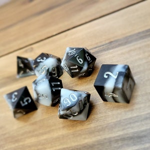 The Void,dice Set, Sharp Edge Dice Set, RPG Dice Set - Etsy