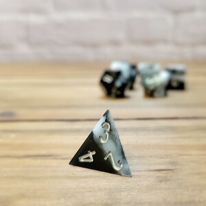 The Void,dice Set, Sharp Edge Dice Set, RPG Dice Set - Etsy