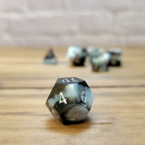The Void,dice Set, Sharp Edge Dice Set, RPG Dice Set - Etsy