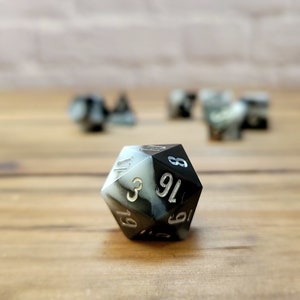 The Void,dice Set, Sharp Edge Dice Set, RPG Dice Set - Etsy