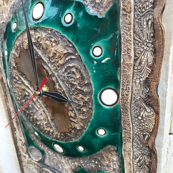 Ceramic Clock - Etsy