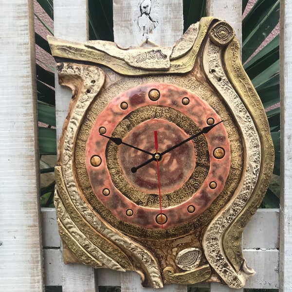 Ceramic Clock - Etsy