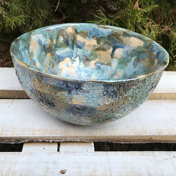 Pottery Fruit Bowl - Etsy
