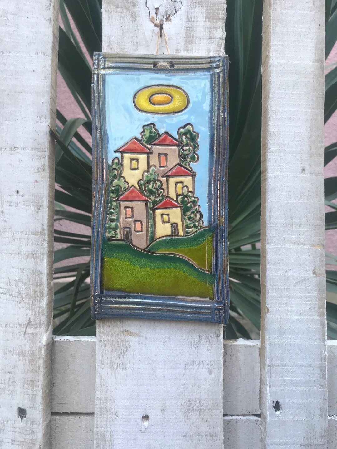 Art Plate, Wall Panel, Wall Plate, Ceramic Plate, Handmade Ceramic ...