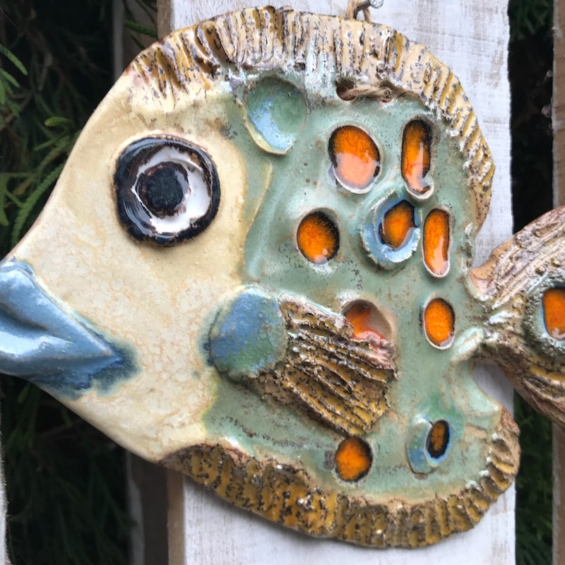 Ceramic Fish Wall Art - Etsy