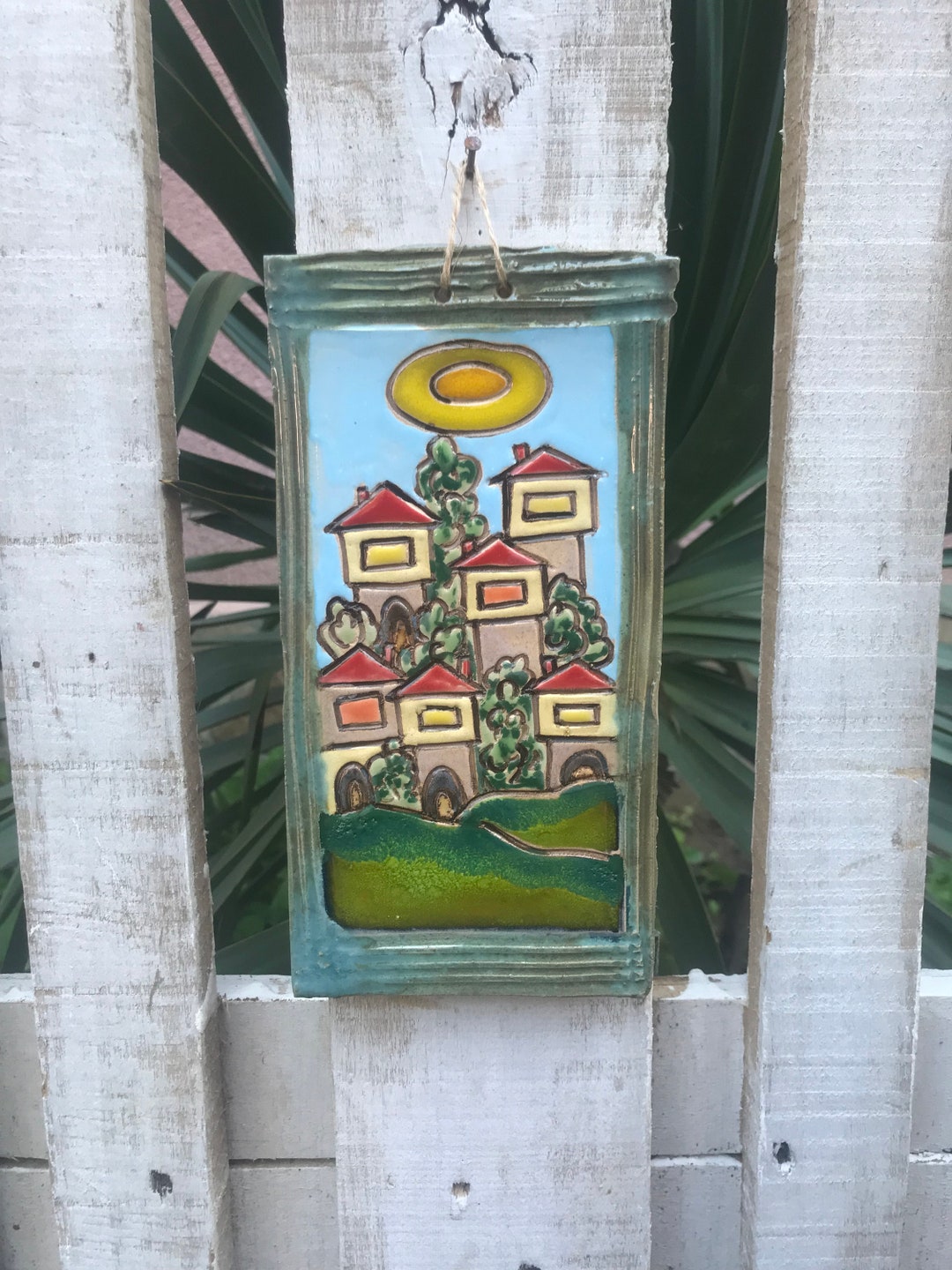 Art Plate, Wall Panel, Wall Plate, Ceramic Plate, Handmade Ceramic ...