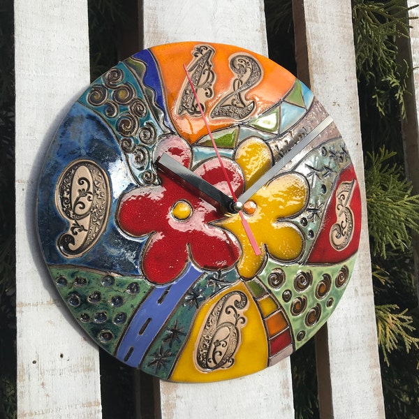 Unique Wall Clock - Etsy