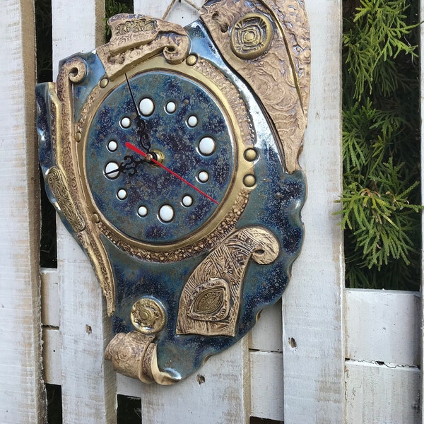 Ceramic Clock - Etsy