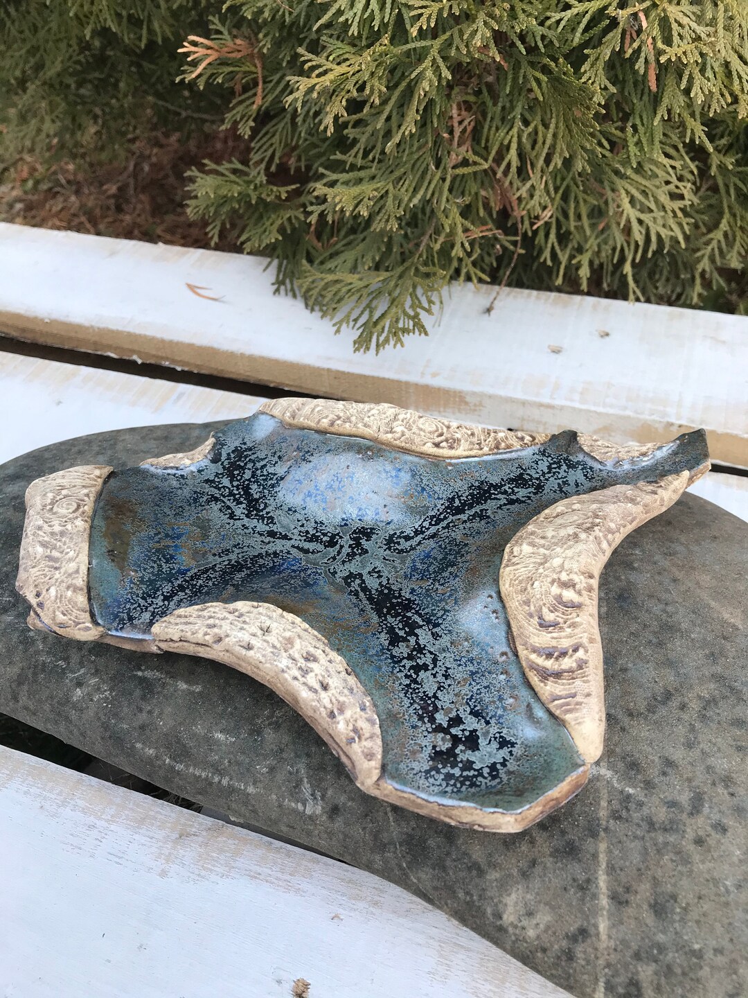 Ceramic Serving Platter-wall Hanging Pottery Dish - Wall Plate ...