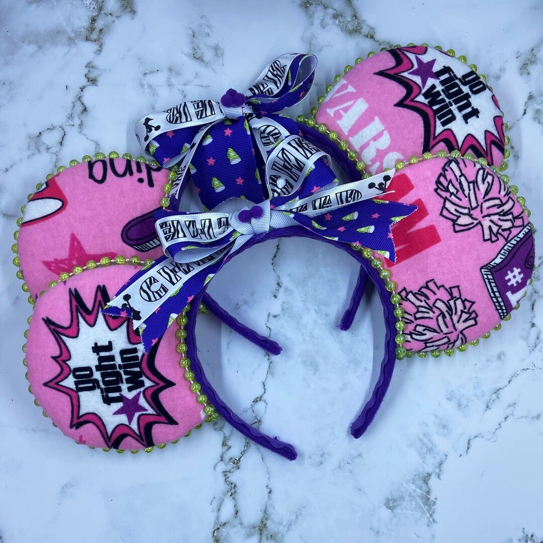 Cheerleading Mickey Ears Cheer Competition Sports Theme - Etsy