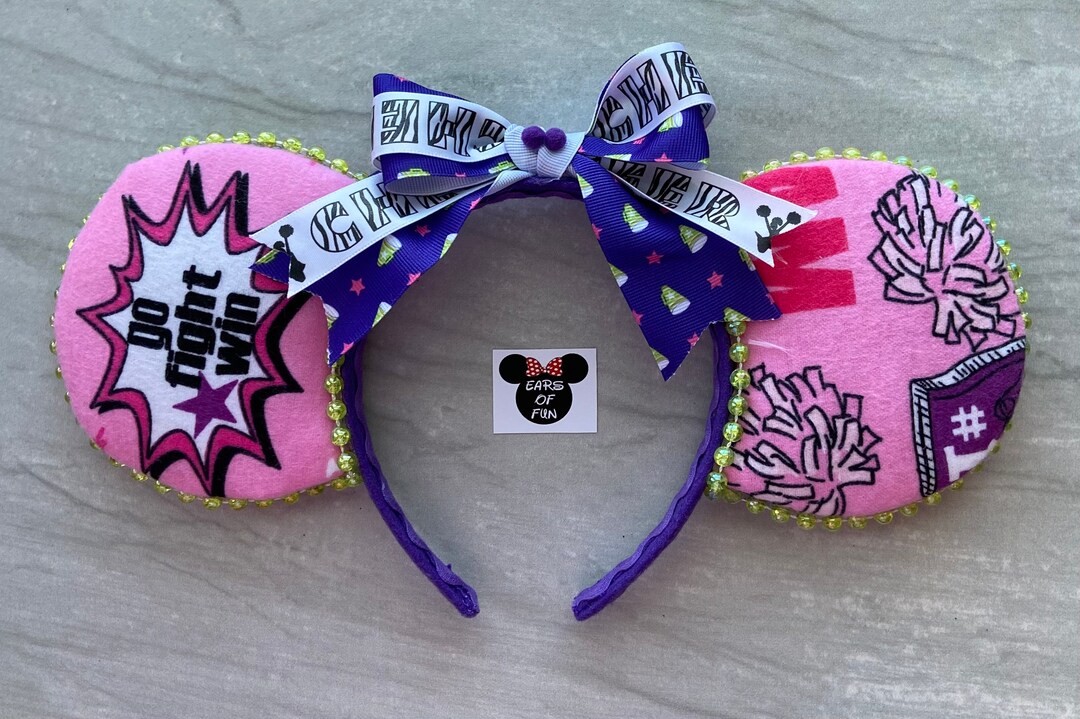 Cheerleading Mickey Ears Cheer Competition Sports Themed - Etsy