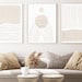 Neutral Abstract Wall Art Boho Decor Living Room Minimalist Wall Art ...