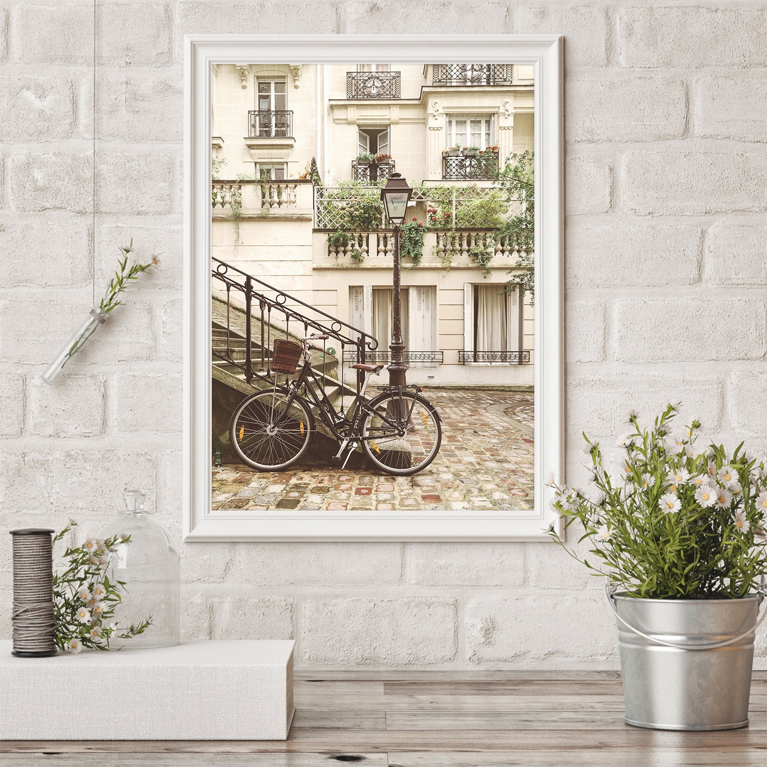 Paris Print, French Country Wall Art, Europe Poster, Bicycle Print - Etsy
