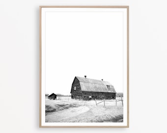 Rustic Black White | Etsy