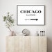 Chicago Print Chicago Art Illinois Print Chicago Poster Chicago City ...