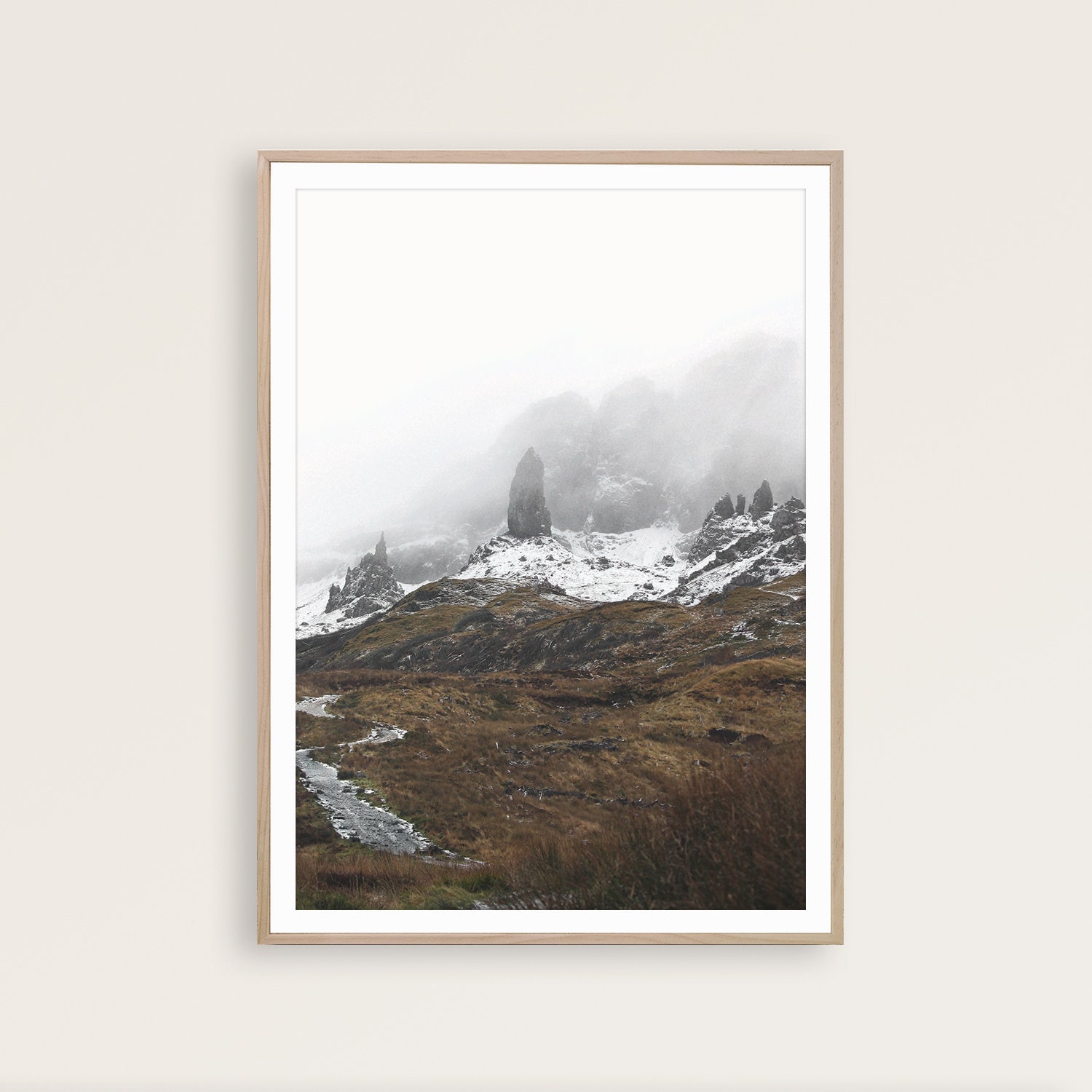 Set of 3 Mountain Prints Nature Wall Decor Nordic Poster | Etsy