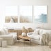 Ocean Print Set of 3 Posters Neutral Print Boho Wall Decor Bedroom ...