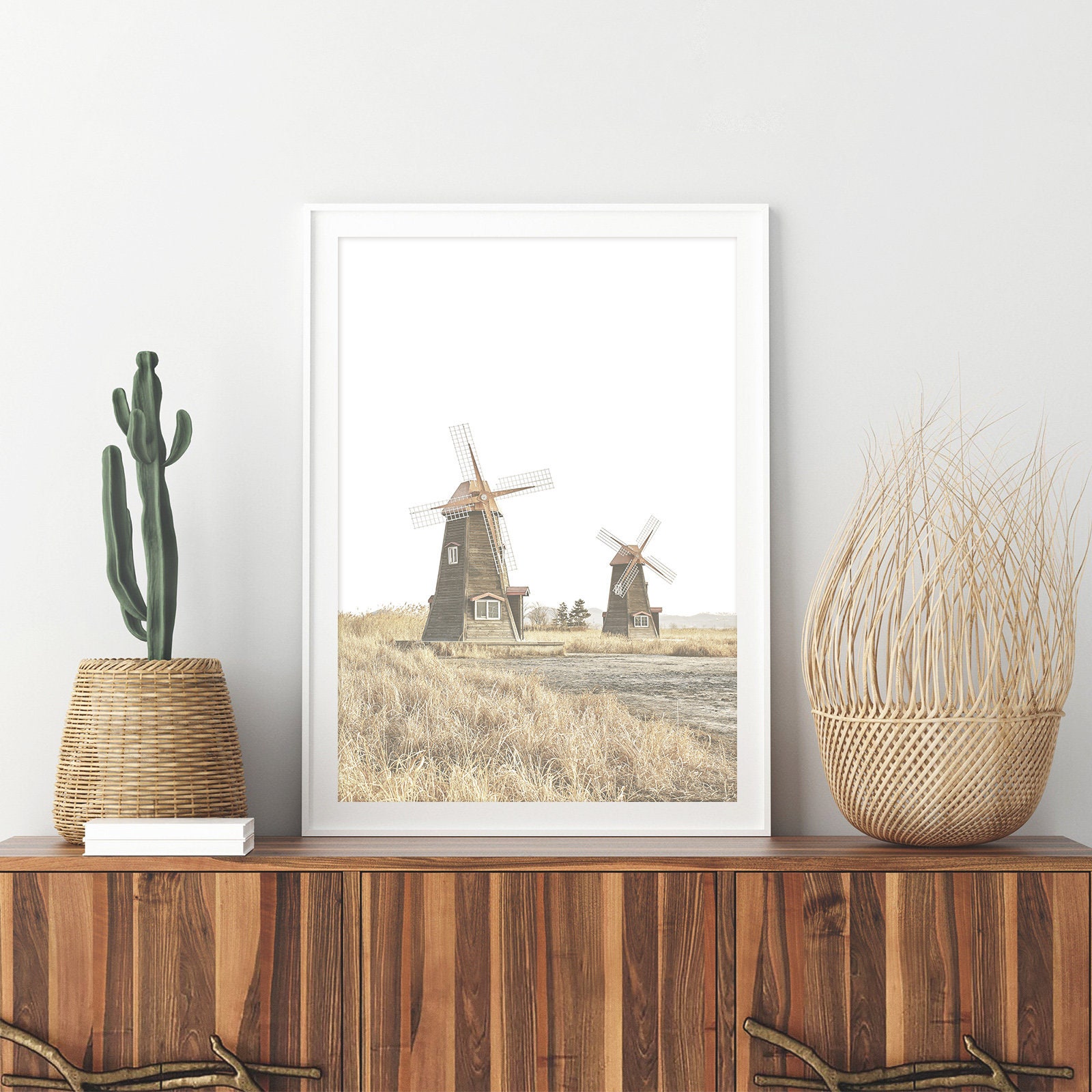 Farm Print Set of 3 Posters Rustic Art Barn Print 3 Piece Wall | Etsy