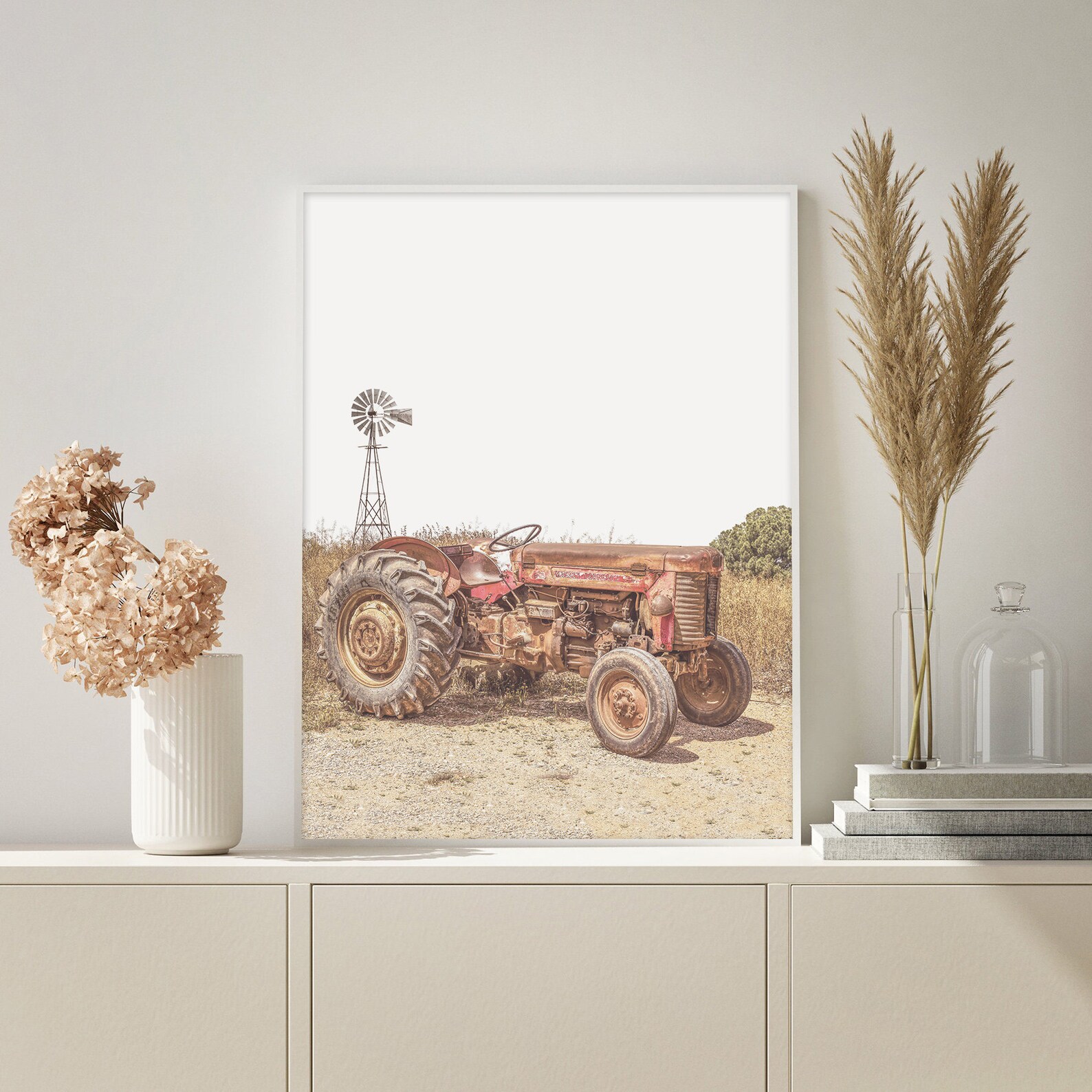 Tractor Print Farmhouse Poster Farm House Decor Kitchen Art - Etsy