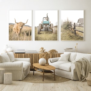 Farmhouse Decor Farmhouse Wall Art Farm Decor Landscape Poster Farm ...