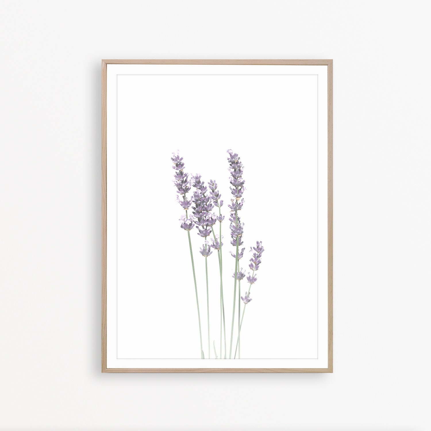 Lavender Wall Art Farmhouse Print Botanical Wall Art Floral Print ...