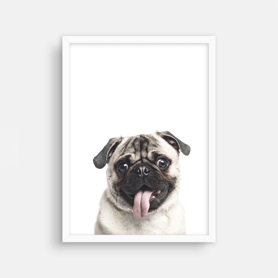 Pug Print Pug Wall Art Pug Picture Pug Art Pug Dog Print Puppy | Etsy