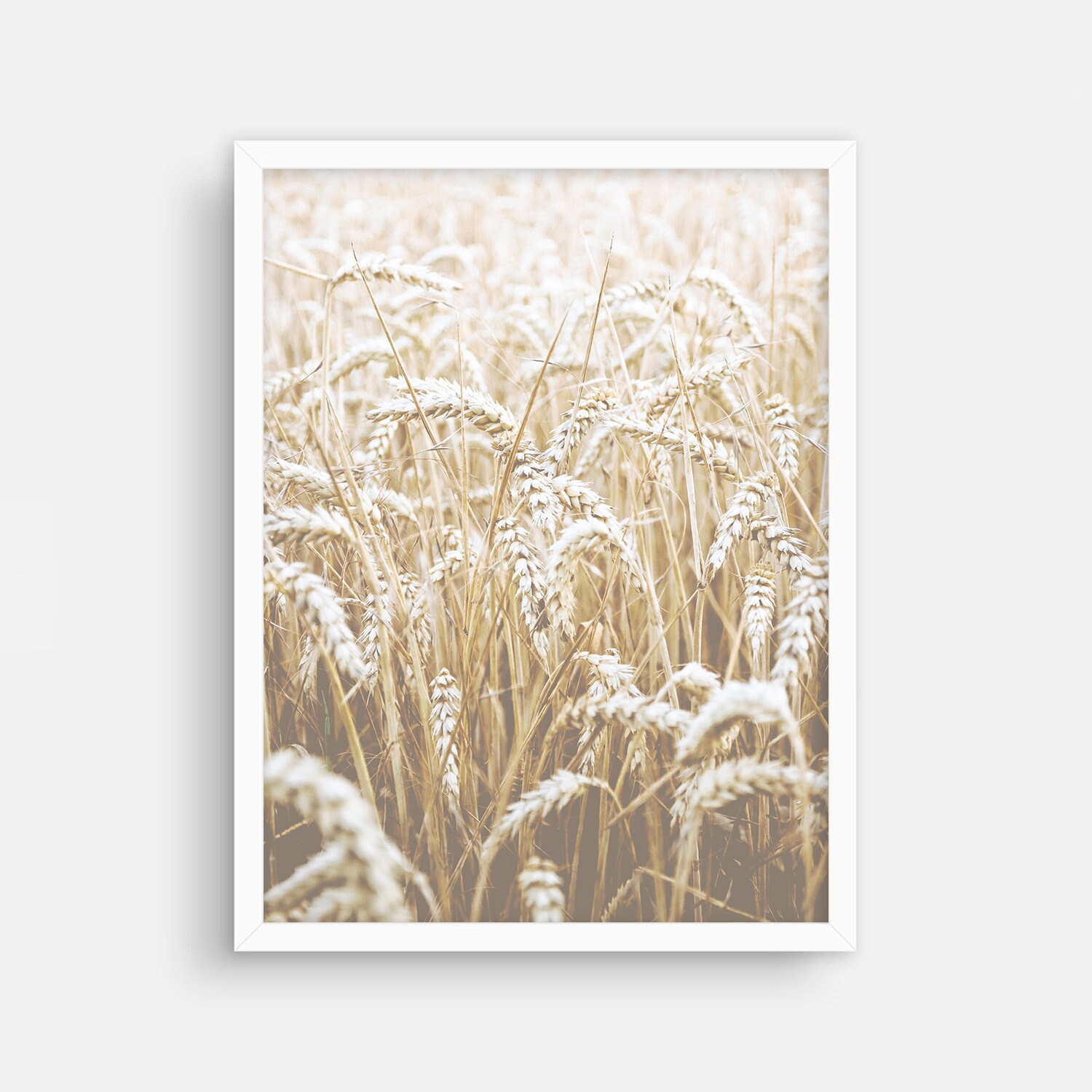 Wheat Field Print Farmhouse Art Print Farm House Decor Country | Etsy