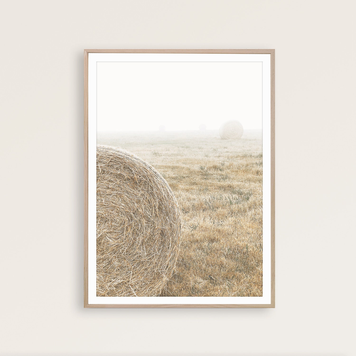 Farmhouse Print Hay Bale Print Rustic Printable Farm House | Etsy
