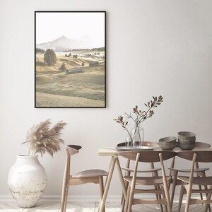 Country Landscape Wall Art Rustic Print Farmhouse Wall Decor Farm Print ...