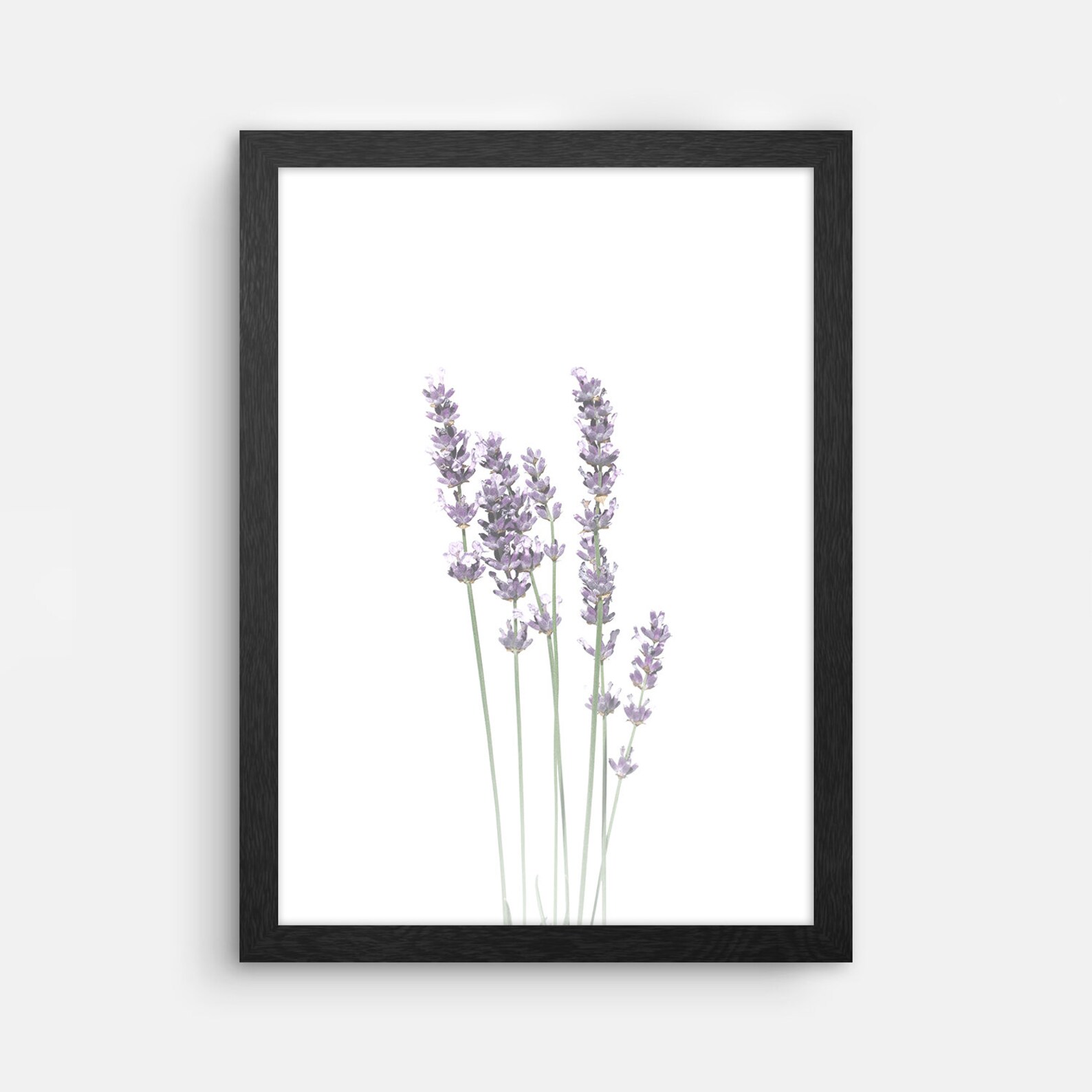 Lavender Wall Art Farmhouse Print Botanical Wall Art Floral Print ...