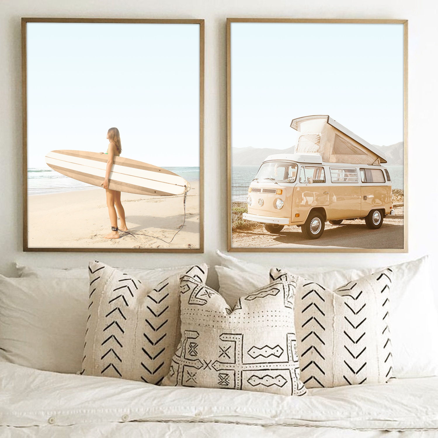 Surf Print Set of 2 Prints Surf Wall Art Beach Printable - Etsy