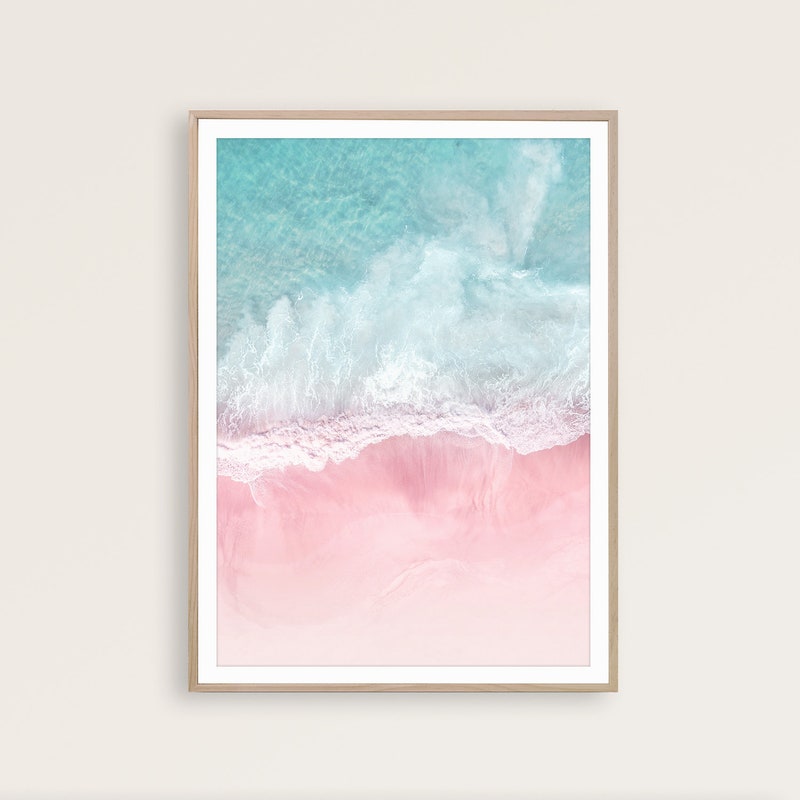Pink Blue Wall Art - Etsy
