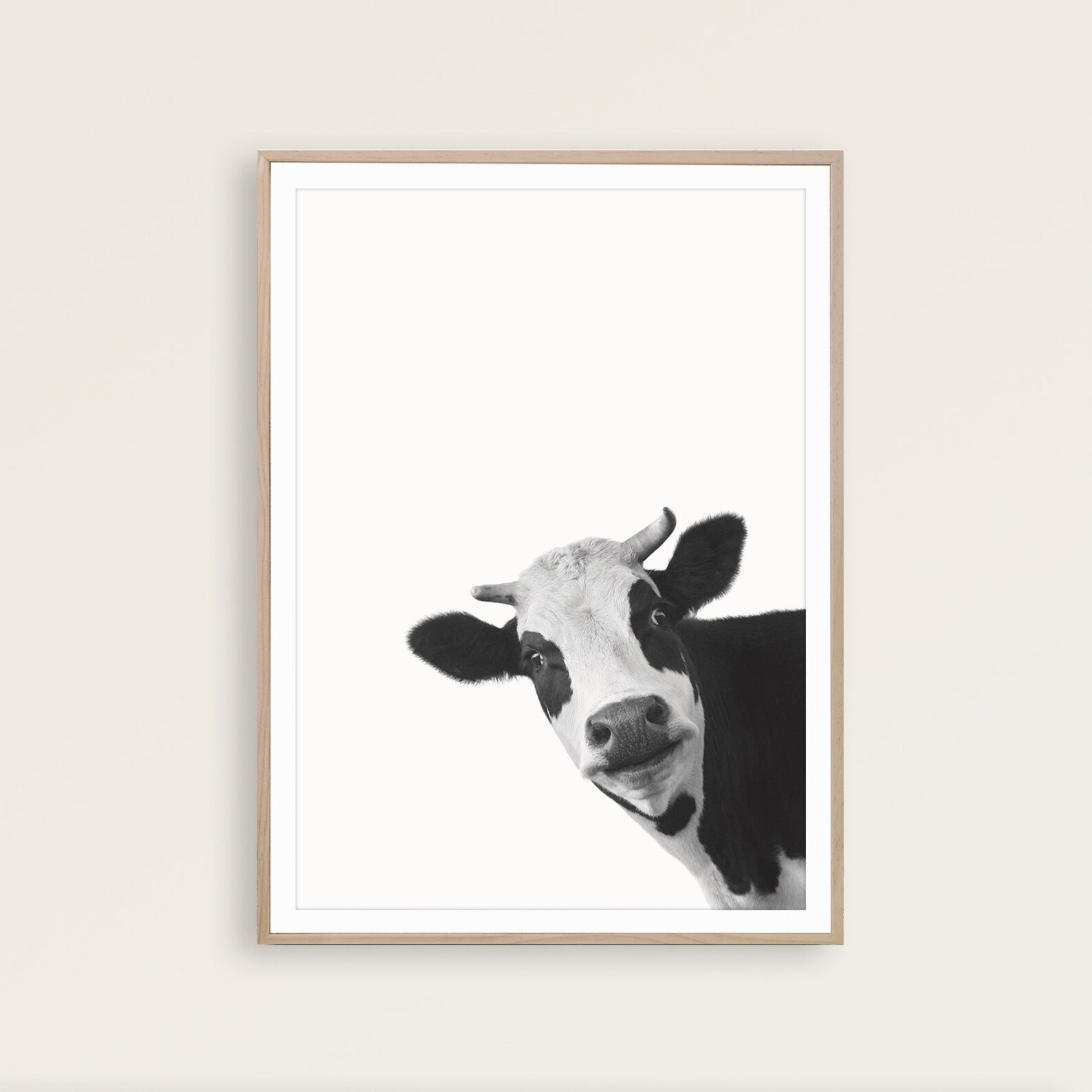 Farm Animal Print Set of 6 Prints Farmhouse Decor Cow Print - Etsy