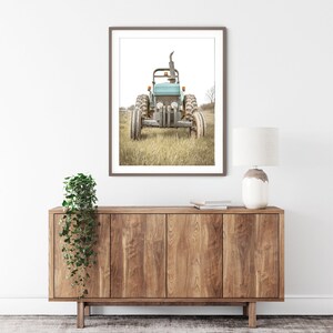 Tractor Print Country Print Farm Decor Farmhouse Wall Art Rustic ...