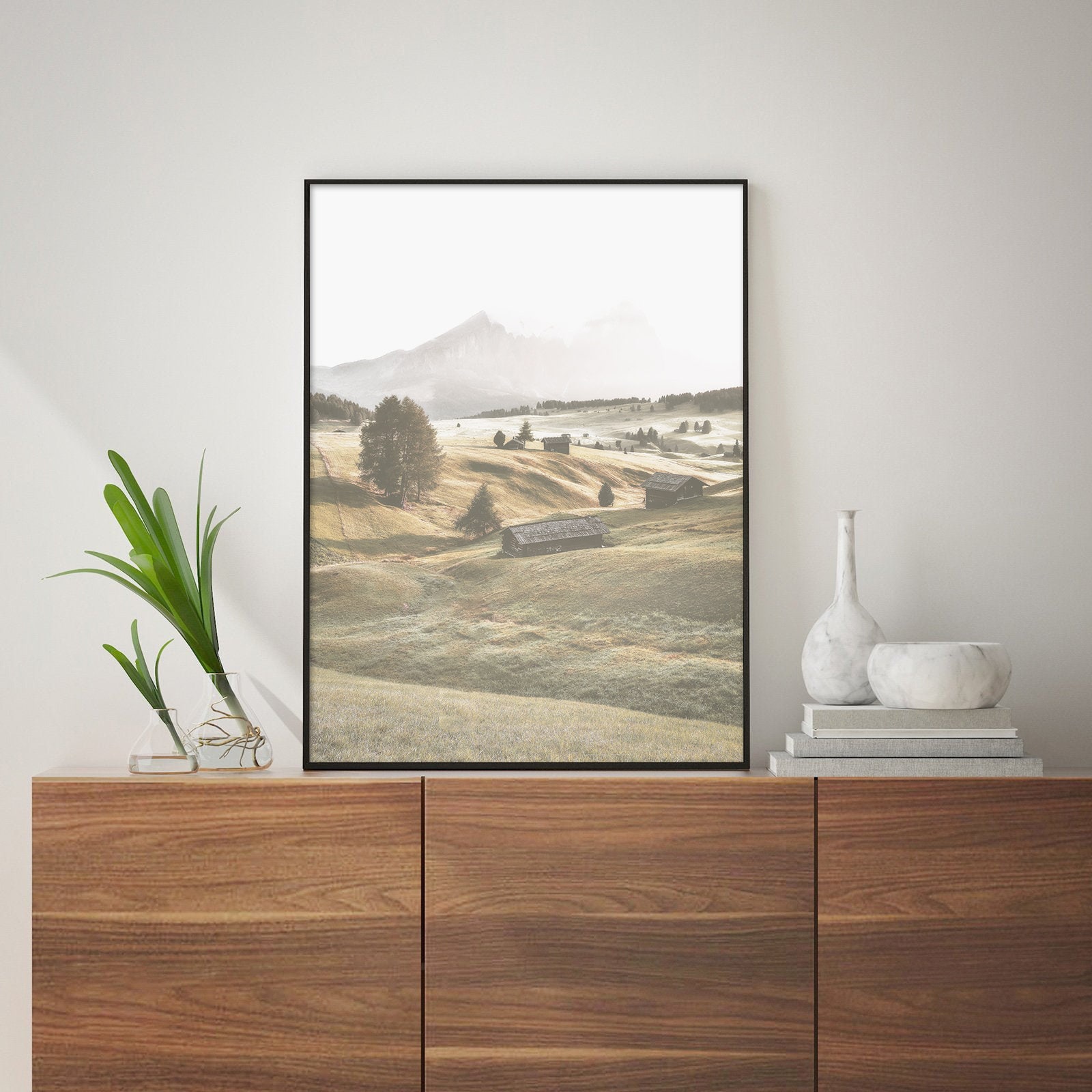 Country Landscape Wall Art Rustic Print Farmhouse Wall Decor - Etsy Canada
