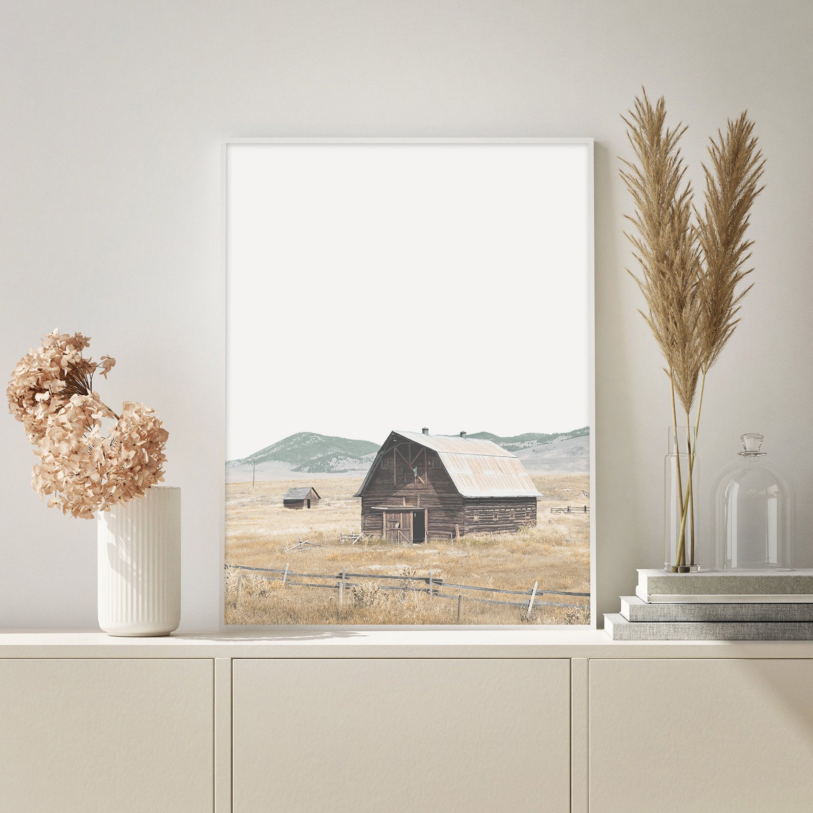 Old Barn Print Country Wall Art Rustic Printable Farm Wall Art ...