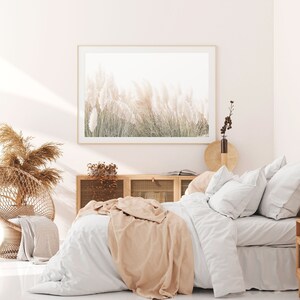 Farmhouse Printable Boho Wall Art Pampas Grass Print Rustic Wall Decor ...