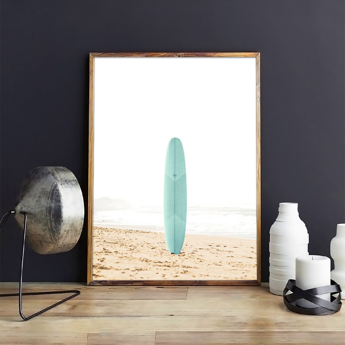 Surfboard Print Surf Poster Surf Board Decor Surfboard Wall | Etsy