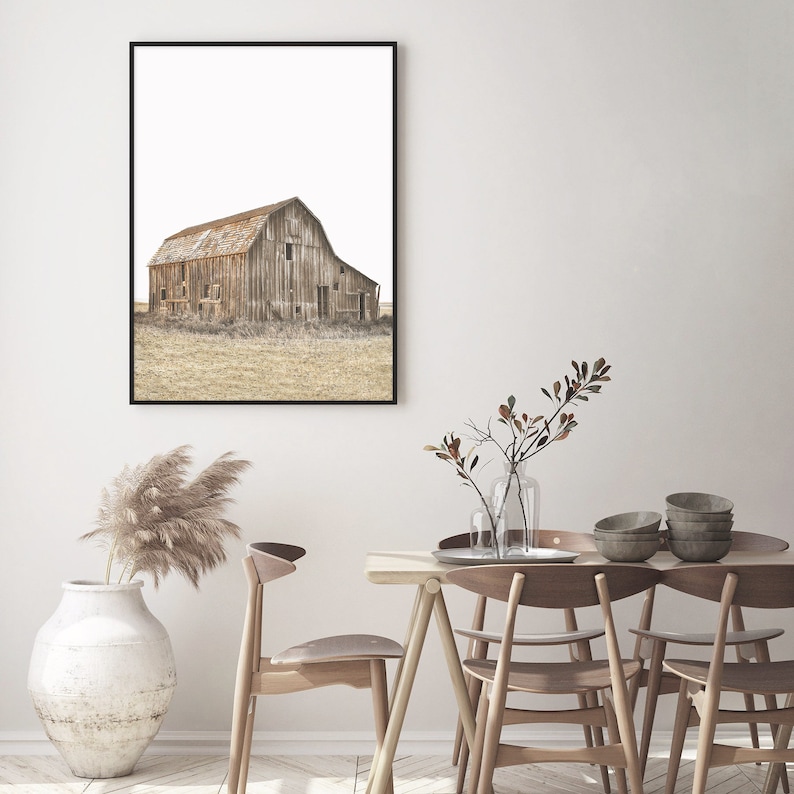 Barn Print Farmhouse Art Farming Decor Farm Wall Art Rustic - Etsy