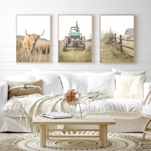 Farmhouse Decor Farmhouse Wall Art Farm Decor Landscape Poster Farm ...