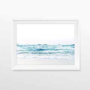Ocean Print Coastal Print Beach Print Digital Print Large Wall Art ...
