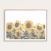 Sunflower Print Farmhouse Printable Botanical Print Sunflower | Etsy